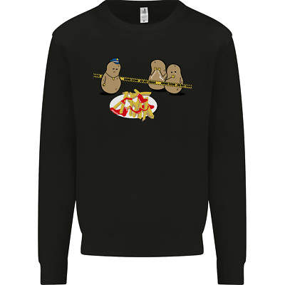 Potato Murder Funny Food BBQ Chef Kids Sweatshirt Jumper | eBay UK