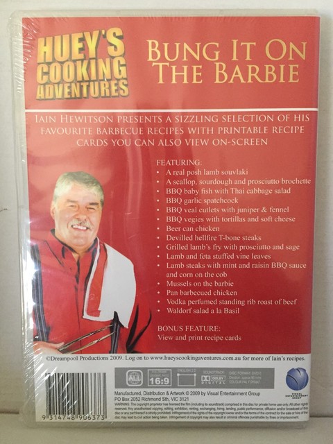 Huey’s Cooking Adventures - Bung it On The Barbie (DVD, 2009) for sale ...