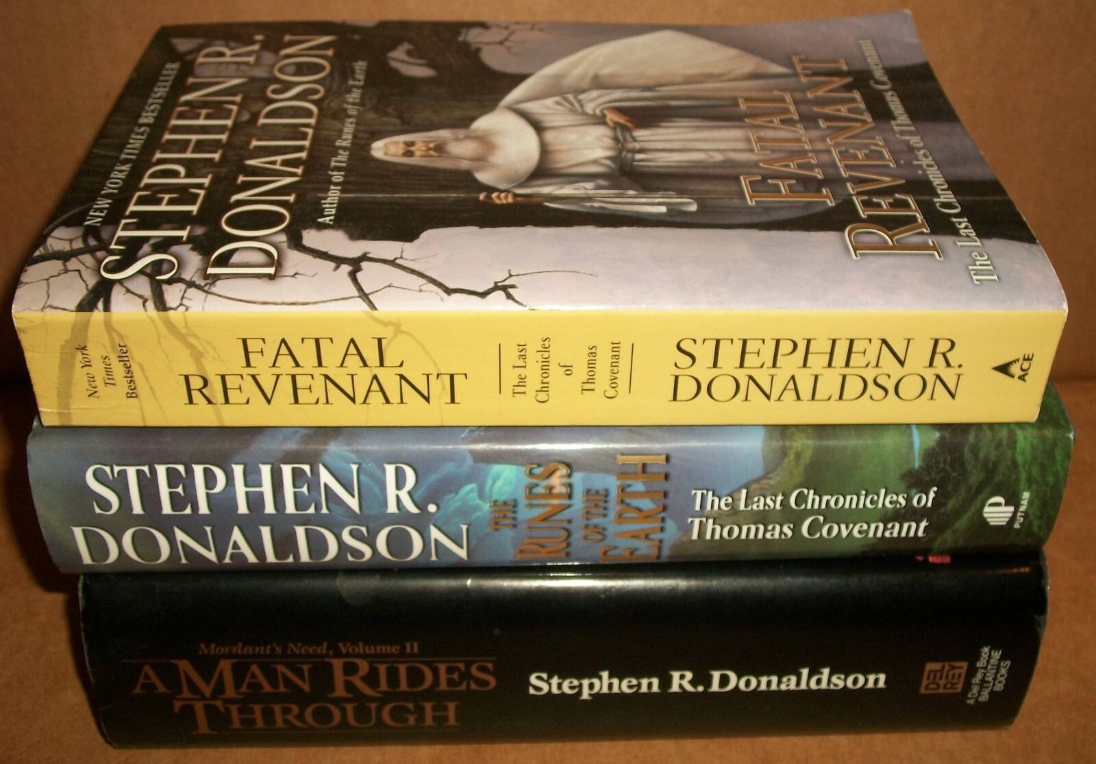 Stephen R. Donaldson 5 hardcover 1 TP mix lot of 6 Thomas Covenant Gap ...