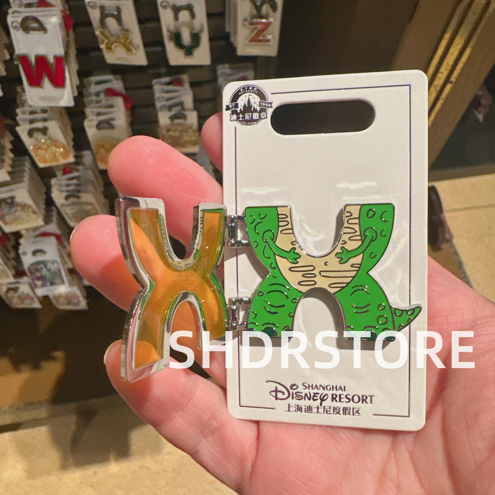 Disney pin authentic 2024 toy story rex X shanghai disneyland | eBay