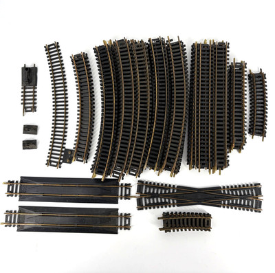 ATLAS SNAP Track HO Brass Mixed Lot of 66 Curved, Straight, Cross ...
