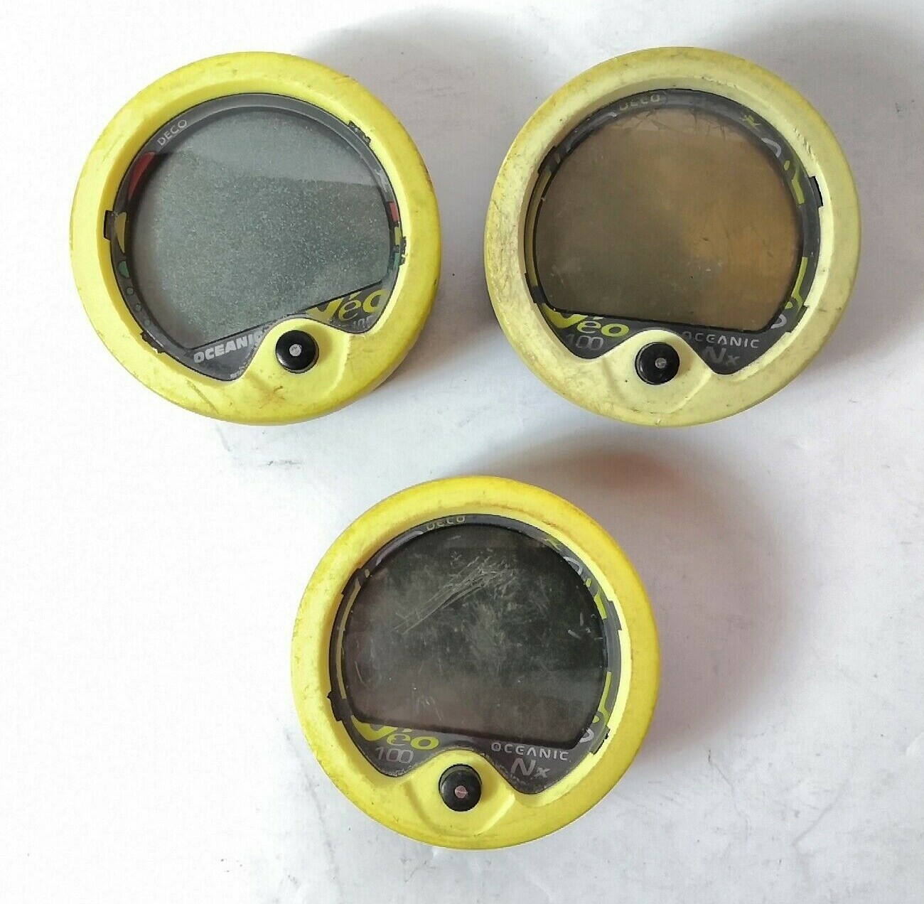 5x Lot Oceanic Veo 1.0, 100, 100nx Scuba Dive Diving Computer Puck ...