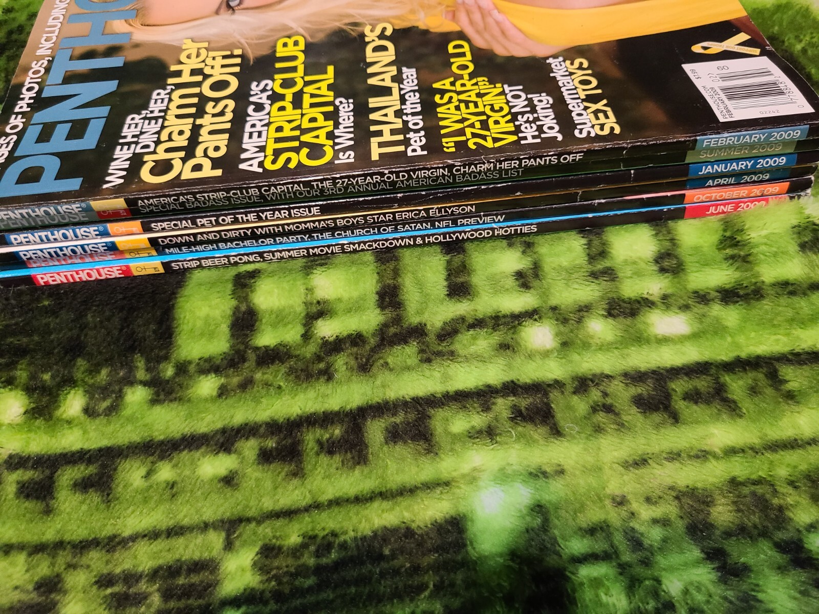 Penthouse Magazine Lot of 6- P STARS-TEAGEN PRESLEY,BRYNN TYLER,ERICA ...