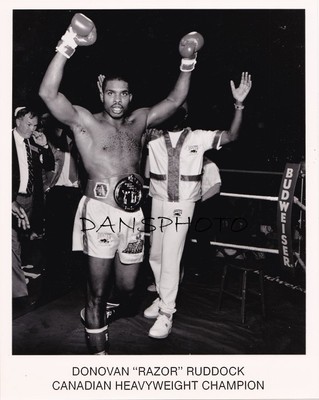 VINTAGE DONOVAN RAZOR RUDDOCK PRESS PHOTO CANADIAN HEAVYWEIGHT BOXING ...
