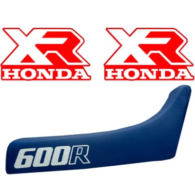 🚩🔵 Seat Cover and Tank Decals graphics for Honda XR600R Xr600 XR 600R ...