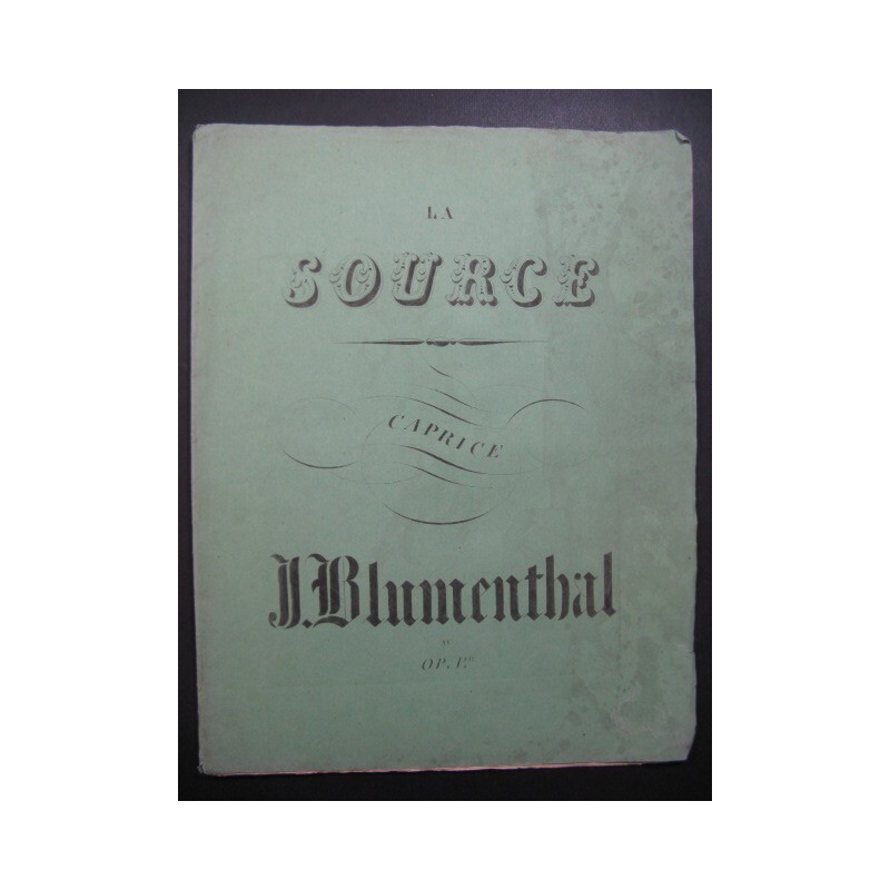 Blumenthal Jacques The Source Piano ca1850 | eBay