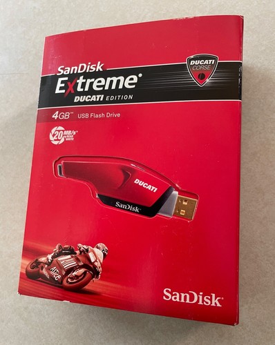 SanDisk Extreme Ducati Edition 4GB USB Flash Drive, lightly used ...