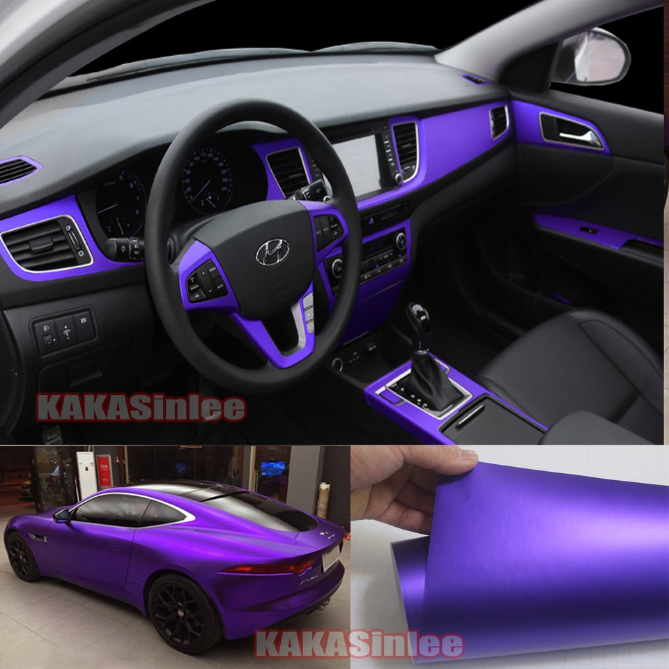 DIY - Satin Matte Metallic Chrome Vinyl Sticker Decal Tape for Car ...