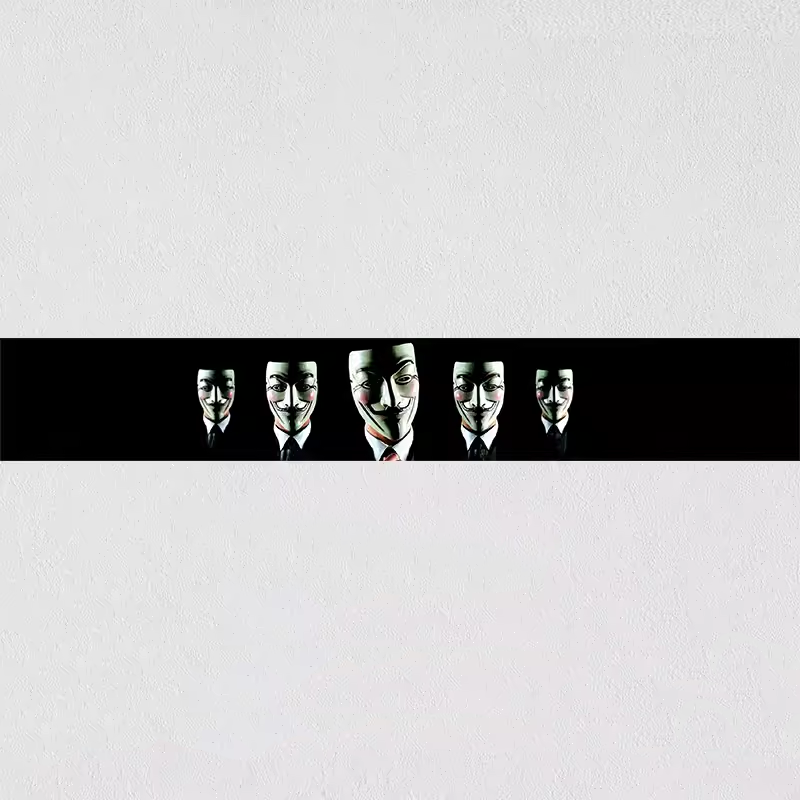 V for Vendetta Car Front Rear Windshield Decal Vinyl Sticker for Auto ...