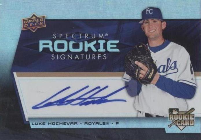 2008 Upper Deck Spectrum - Rookie Signatures Luke Hochevar #134 (AU, RC ...