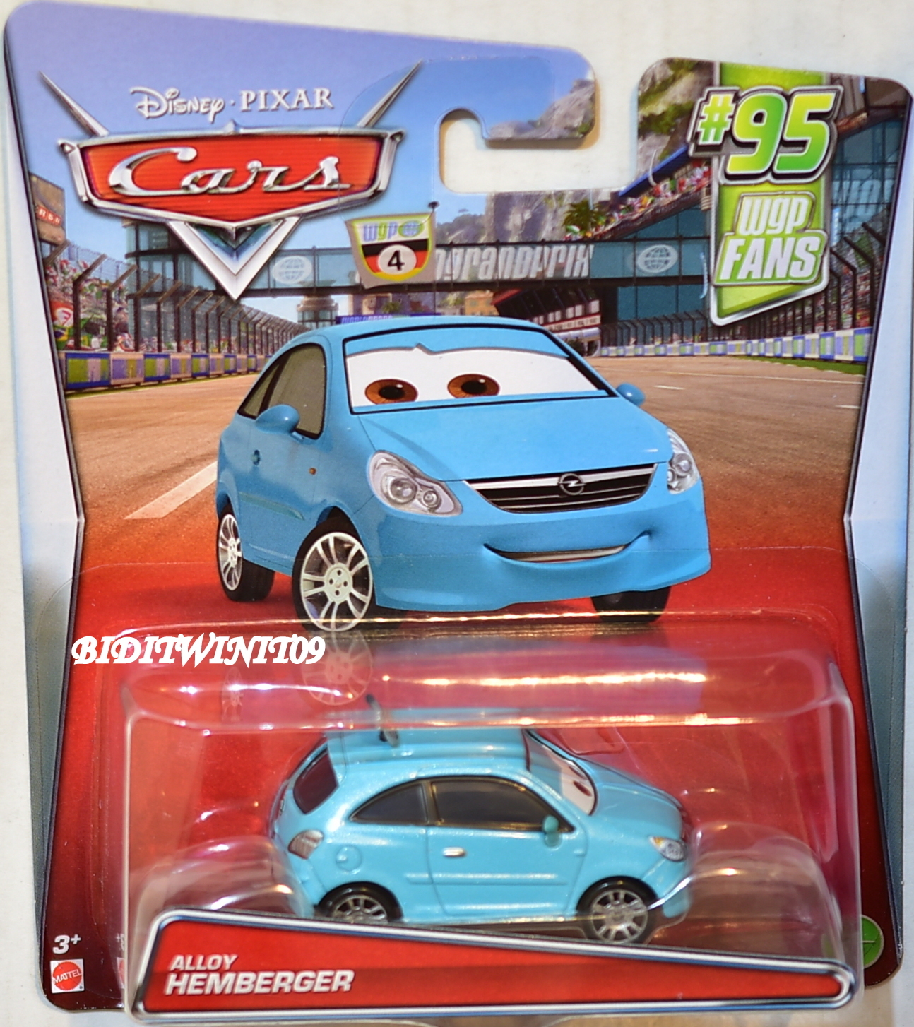 DISNEY PIXAR CARS #95 WGP FANS ALLOY HEMBERGER | eBay
