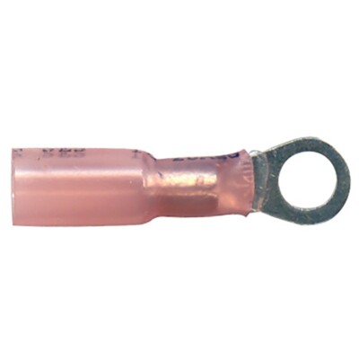 Heat Shrink Crimp Ring Terminal 22-18 Gauge #10 Stud Wire Connector ...
