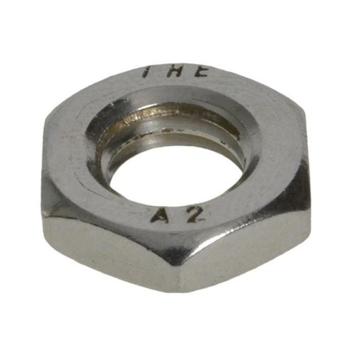 Qty 400 Hex Lock Nut M16 (16mm) Metric Stainless SS 304 A2 70 Thin Half ...