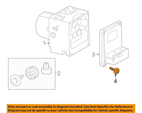 GM OEM 08-15 CTS,Malibu Electrical Abs Components-Control Module Bolt ...