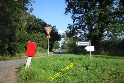 Photo 6x4 Leaning Letter Box near Broadplat Is this mail box falling ...