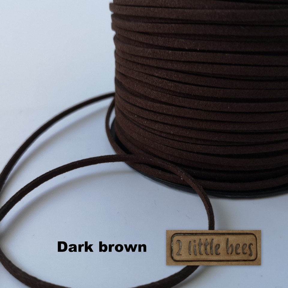 Flat Faux Suede Leather Cord String Velvet Craft Thong Jewellery 42 ...