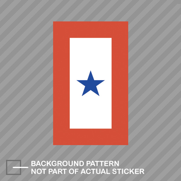 Blue Star Flag Sticker