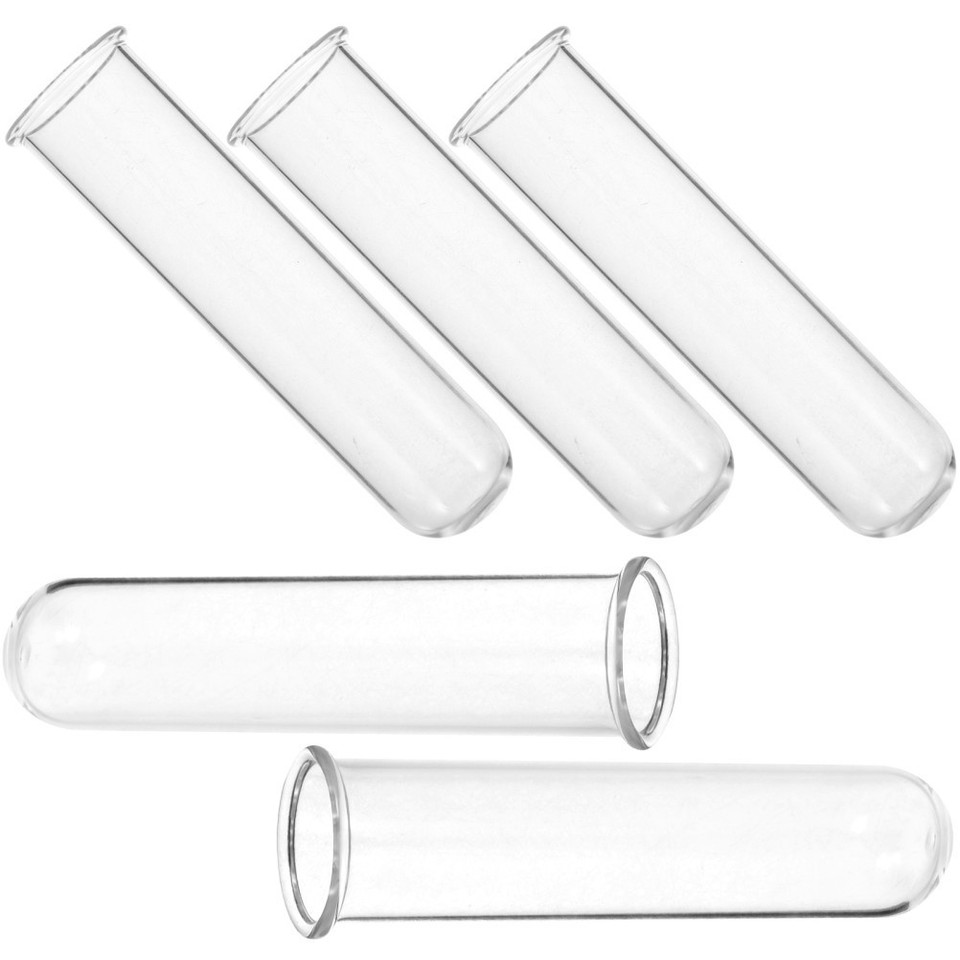 5 Pcs Glass Container Indoor Planter Test Tube Vases Clear Tubes | eBay ...