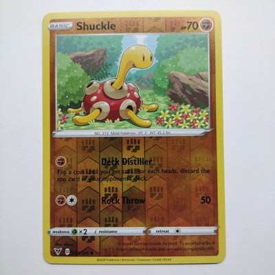 Shuckle - 085/185 - Reverse Holo - Vivid Voltage - Pokemon Card | eBay