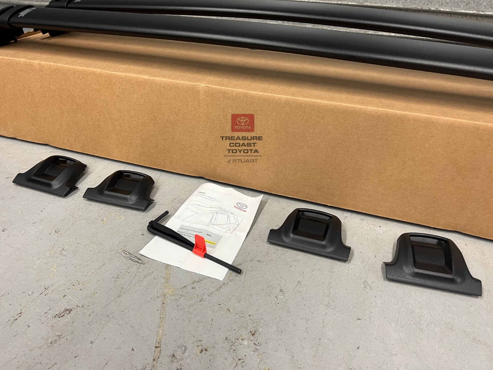 Genuine Toyota 2023 Sequoia Roof Rack Cross Bars PT767-0C660 for sale ...
