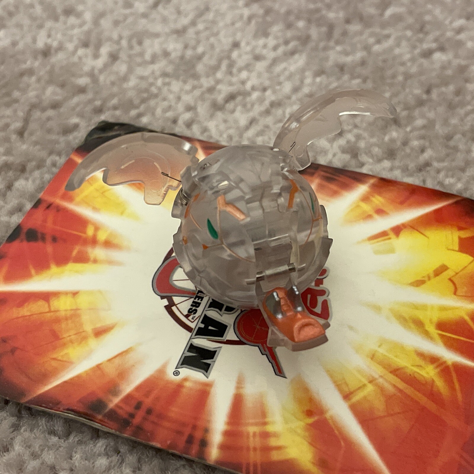 Bakugan Series 1 Clear Translucent Tuskor 460G Rare Pre-Owned Wc3 | eBay
