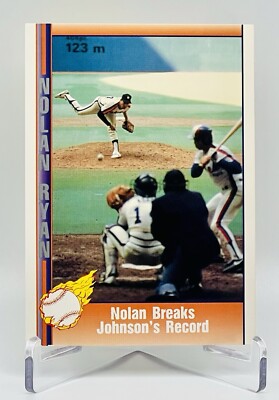 1993 Pacific #148 Nolan Ryan Nolan Breaks Johnson's Record Houston ...