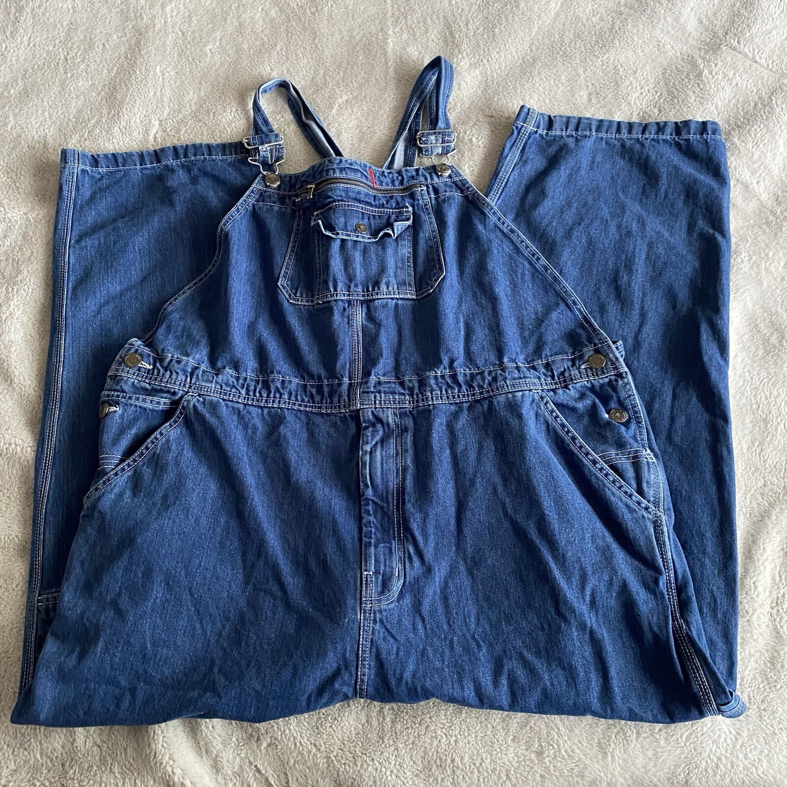 Sears Craftsman Carpenter Denim Overalls Men’s 44 X 3… - Gem