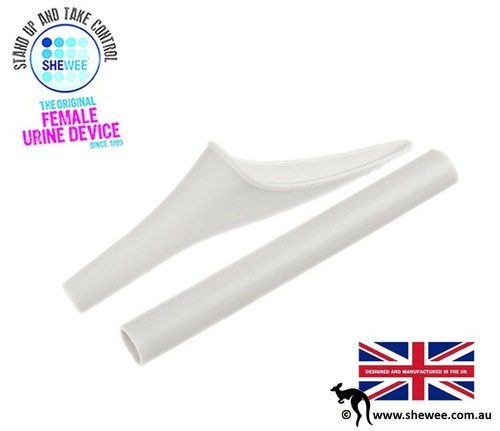 Shewee Original White + Extension Tube - Female She Wee Urination ...