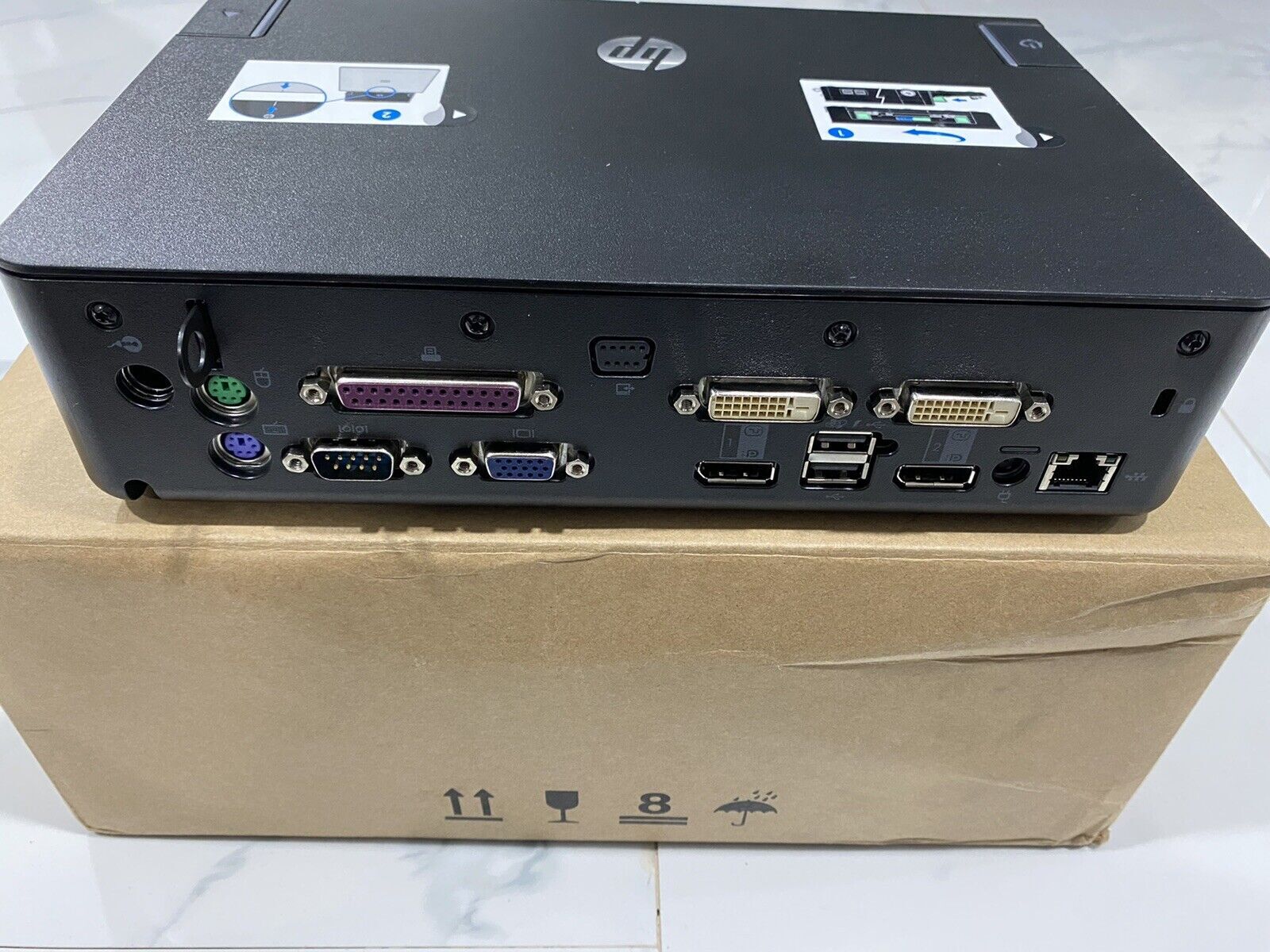 HP Docking Station For Elitebook 2170P Notebook PC 120W | eBay
