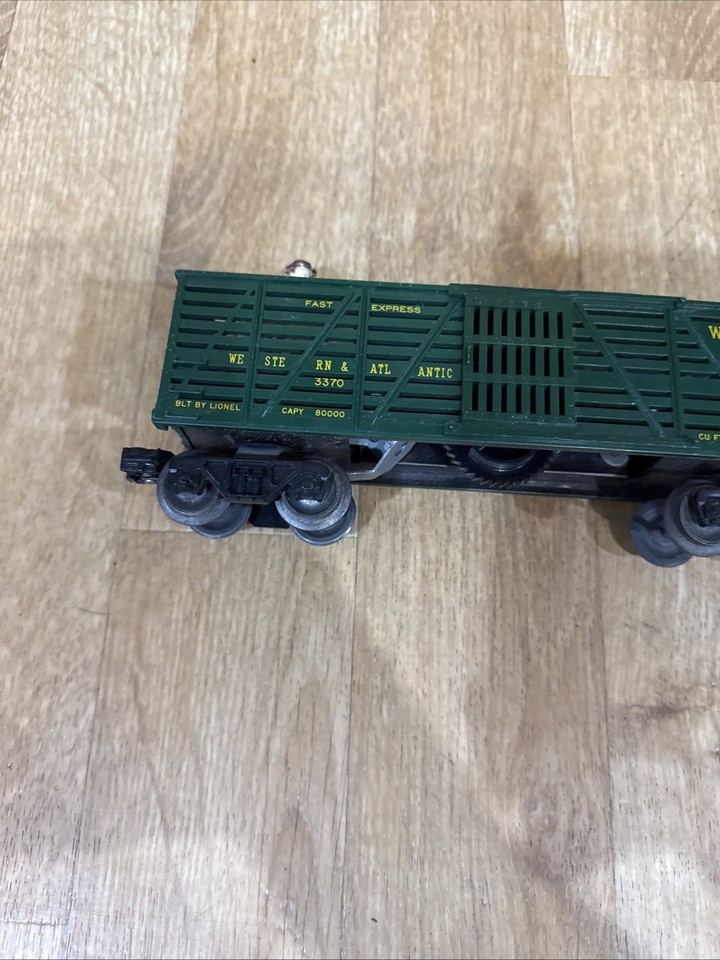 Vintage Lionel Animated Train Car O Gauge Wells Fargo 3370 Train ...