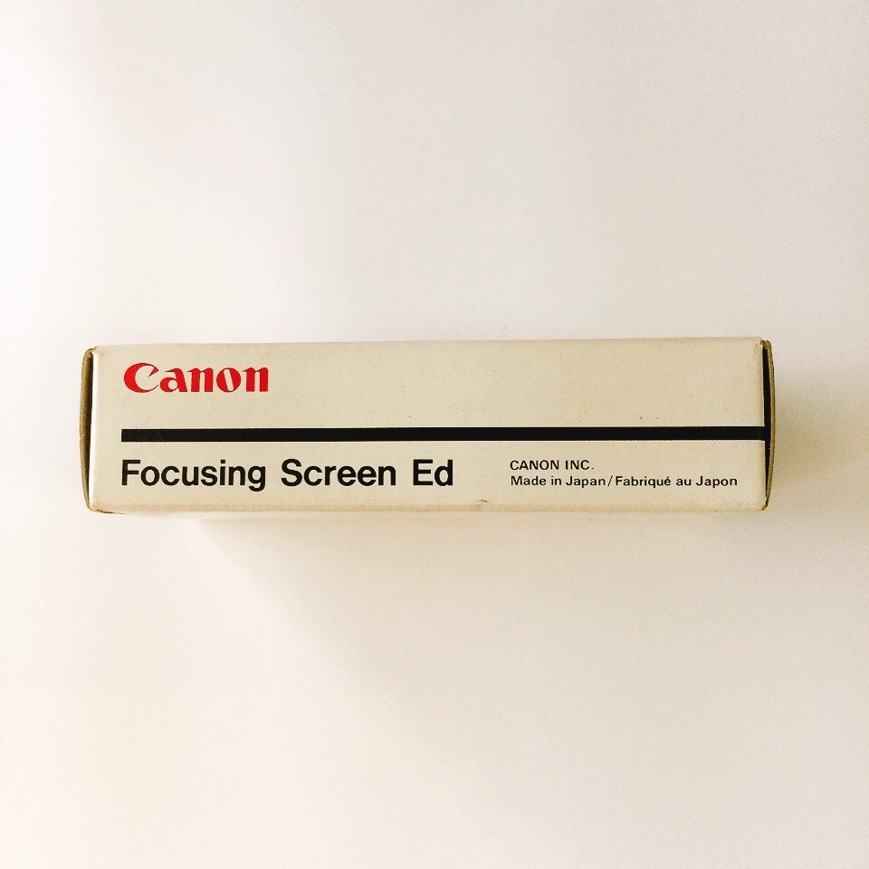 Canon Focusing Screen Ed Type 0 for EOS 5/ EOS A2 / A2e + English ...