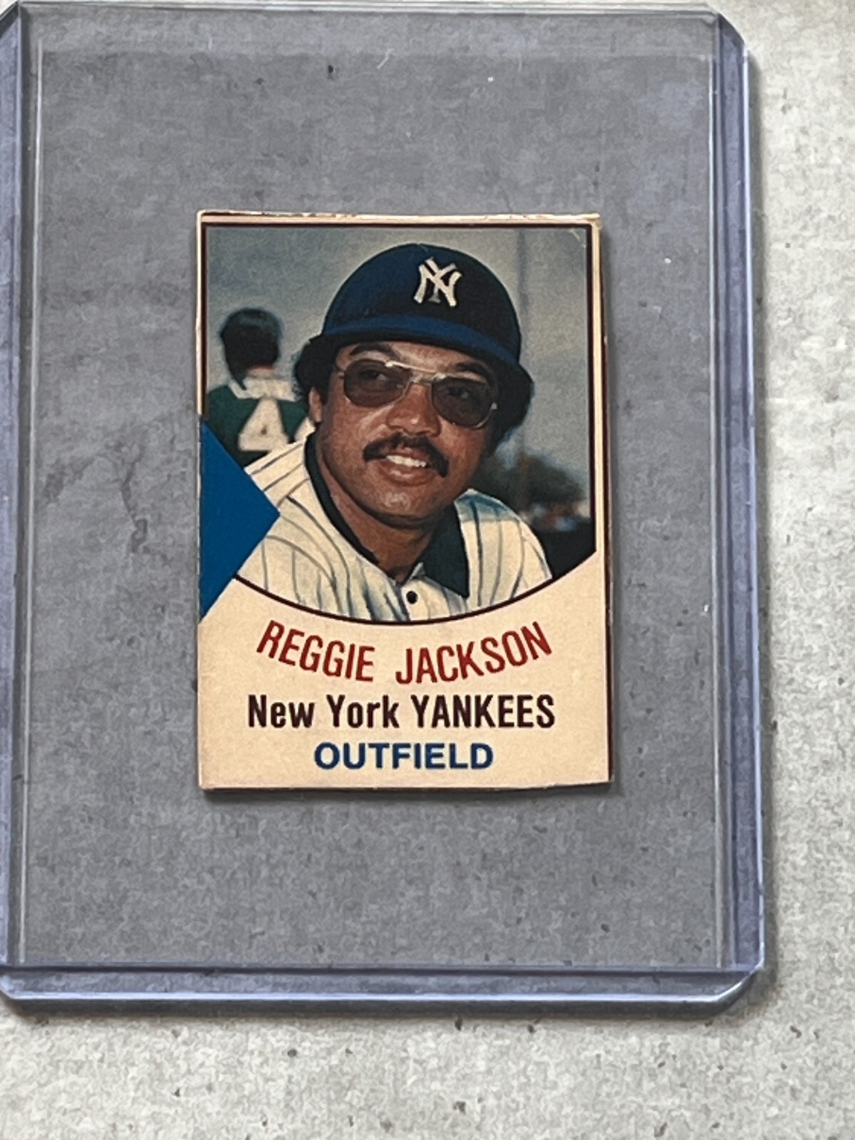 1977 Hostess Baseball Reggie Jackson Twinkies Box Cut Out Blue Arrow ...