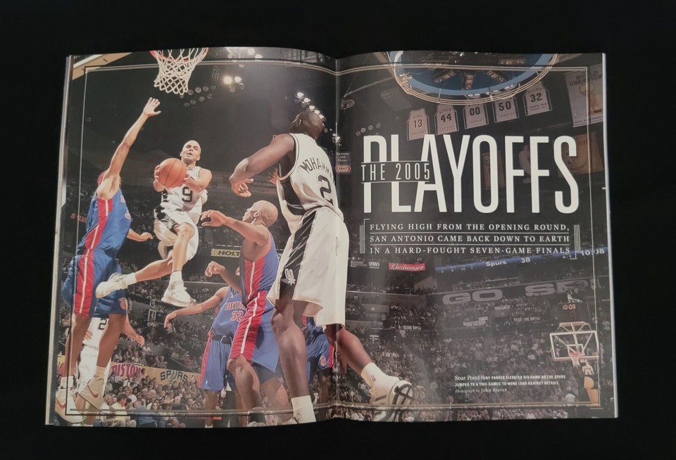 San Antonio Spurs sports illustrated 2204-2005 championship edition | eBay