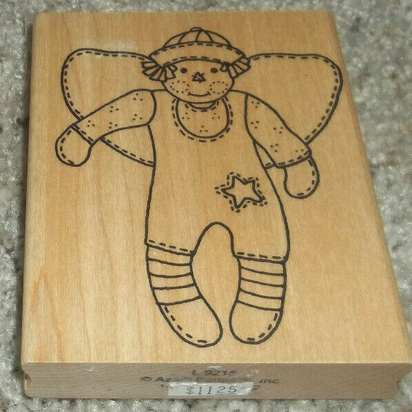 Raggedy Andy Angel Rubber Stamp - Azadi Earles - New | eBay
