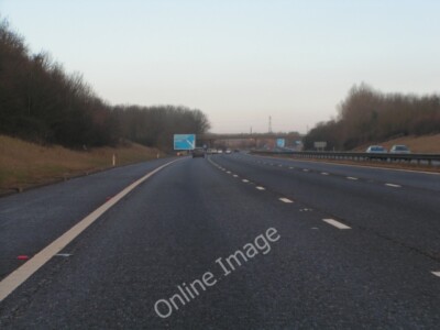 Photo 6x4 M5 northbound approaching junction 21 St Georges/ST3762 c2009 ...