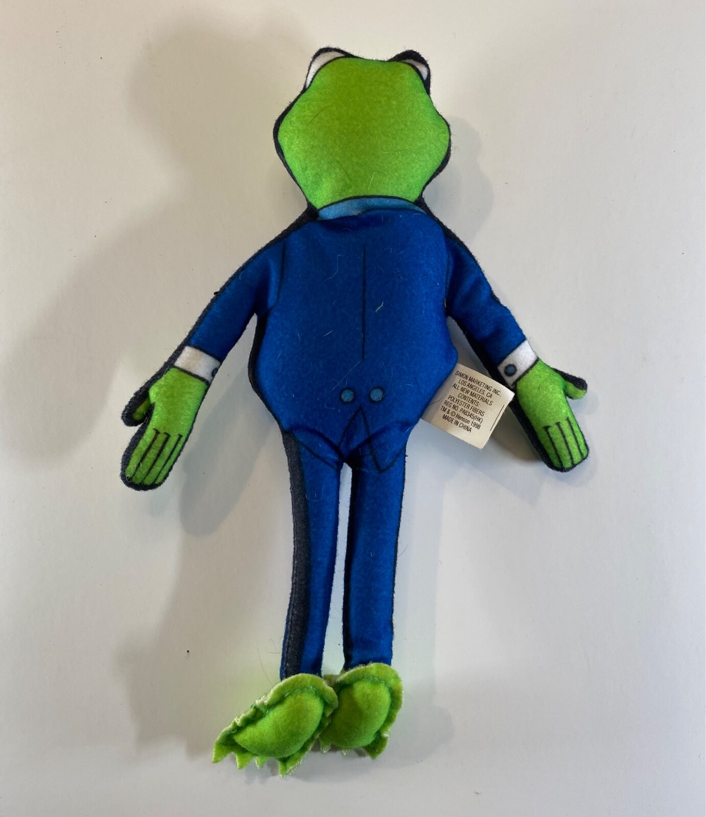 Kermit the Frog plush 8” • 1998 Blockbuster Video • Jim Henson The ...