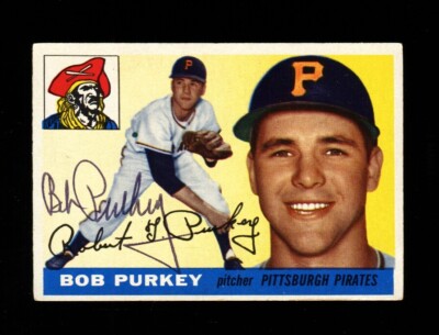 1955 TOPPS BOB PURKEY #118 PIRATES SIGNED AUTOGRAPH VINTAGE | eBay