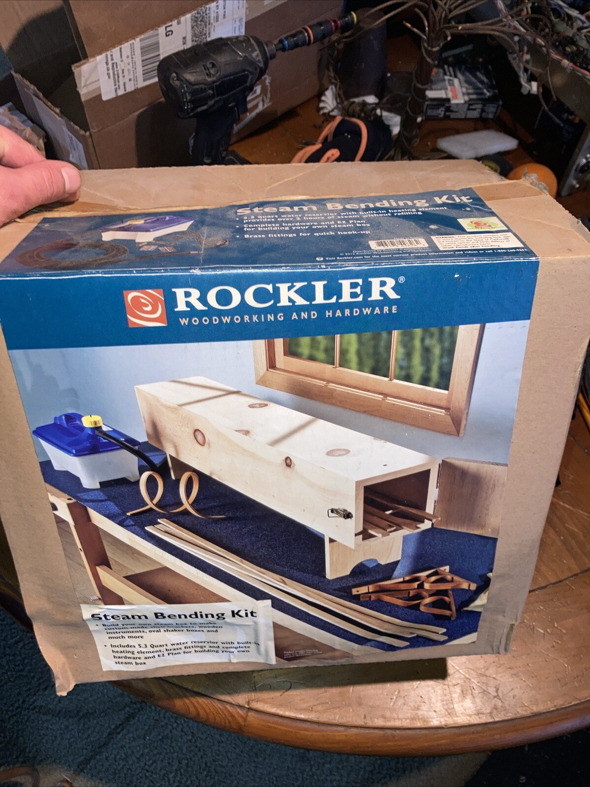 Earlex Rockler Steam Bending Kit Wood Bending Steamer 1.3 Gallon Tank ...