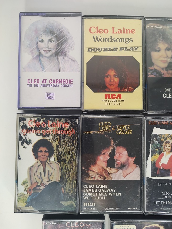 Rare Lot of 14 Cleo Laine Cassette Tapes Jazz Music | eBay