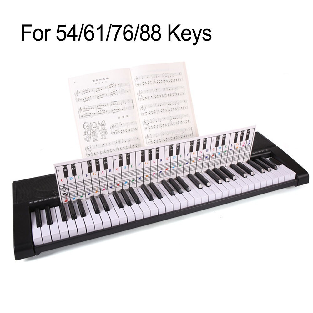 76 Key Keyboard Chart