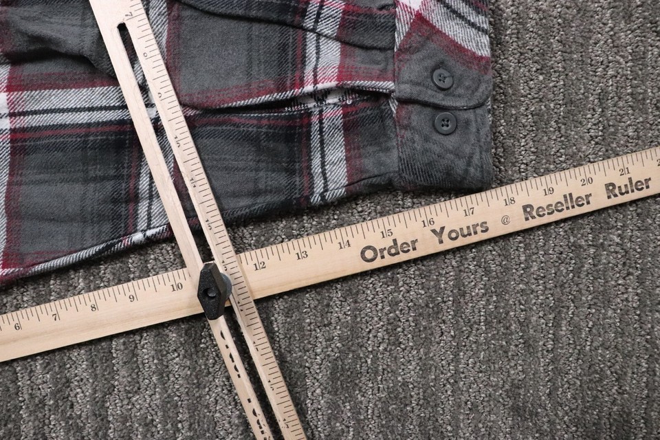 Dickies 2XL Plaid Heavyweight Flannel Grunge Men's 2XL Long-Sleeve ...