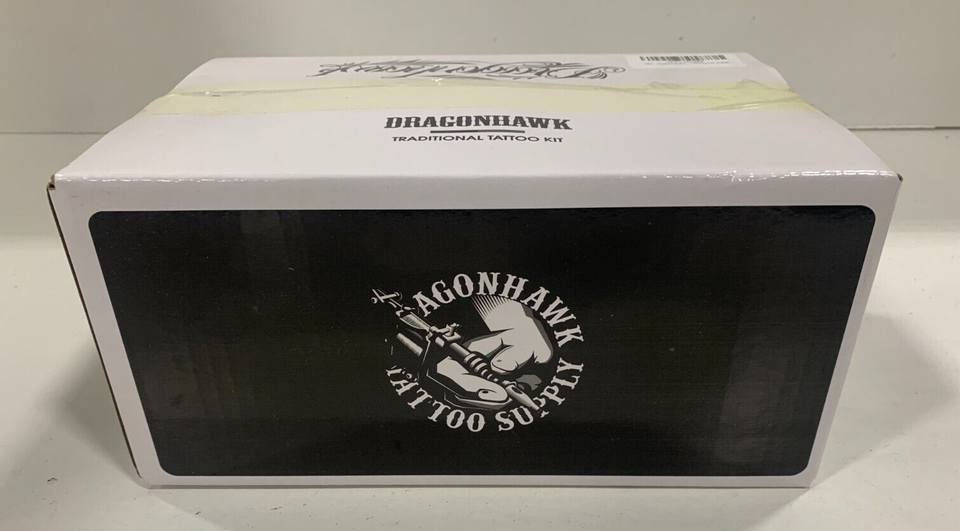 DragonHawk Traditional Tattoo Kit Ink, Power Supply | eBay