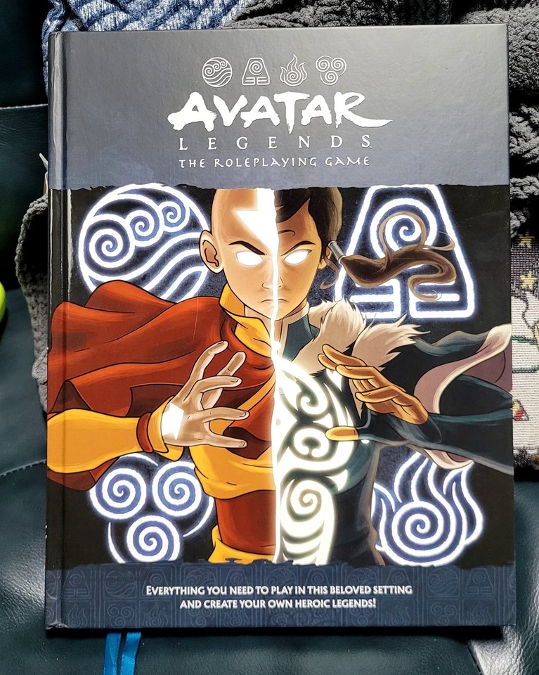 Avatar Legends Roleplaying Game TTRPG Lot with Dice, Bag, & Cards | eBay