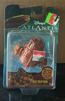 2000 Disney Atlantis The Lost Empire Subpod Die-Cast Replica Mattel MIP ...