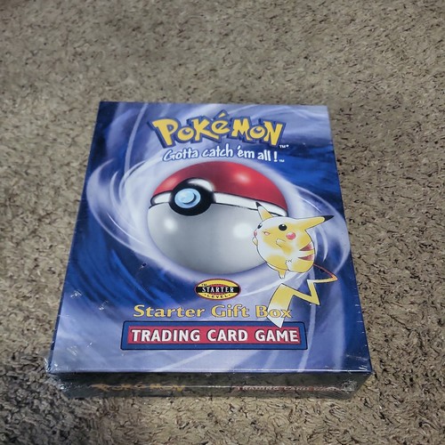 1999 Pokemon STARTER GIFT BOX Cards UNOPENED Base Set Deck PLEASE READ ...