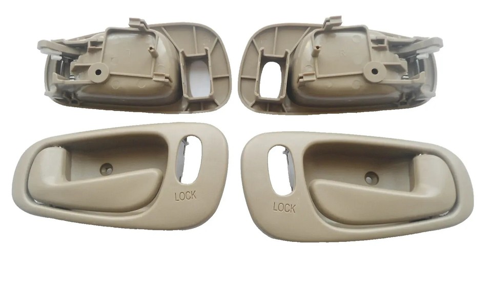 Fit 98-02 Toyota Corolla Chevy Prizm Inside Beige Left Right Hole Door ...
