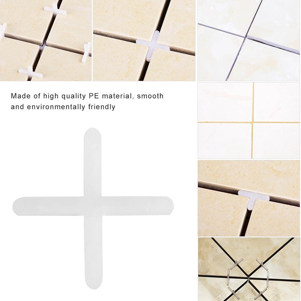 (1.5MM) 2500Pcs Tile Spacers 1mm/1.5mm Replaceable Tile Levelers ...