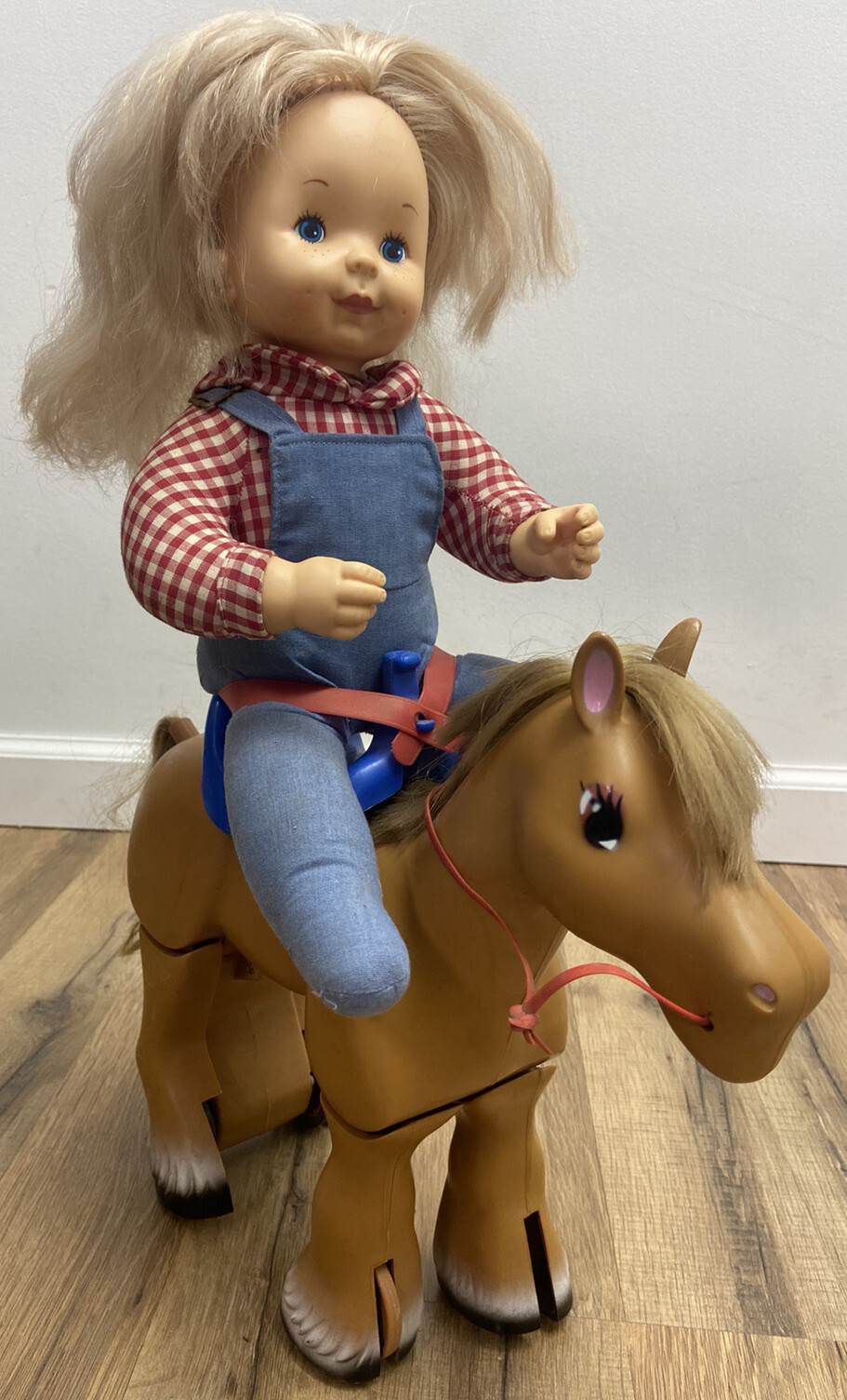 Vintage Ideal Toy Kit and her Horse Kaboodle 14" Girl Baby Play Doll ...