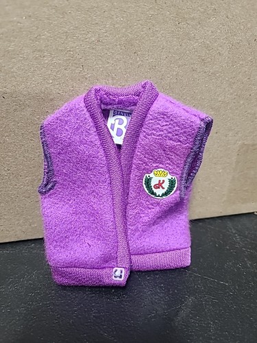 Vintage 1988 Barbie Ken Weekend Collection Fashions Purple Vest Top ...