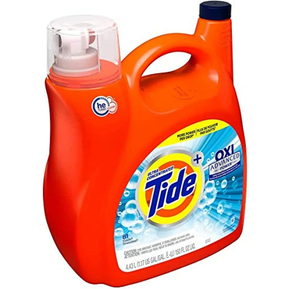 Tide Ultra Concentrate, OXI Advanced Power,Extra Stain Removel for ...